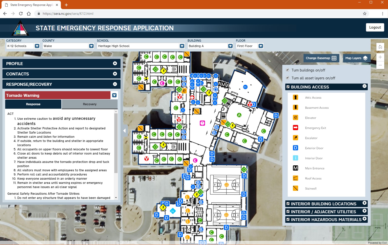 NCEM State Emergency Response Application - ESP Associates, Inc ...