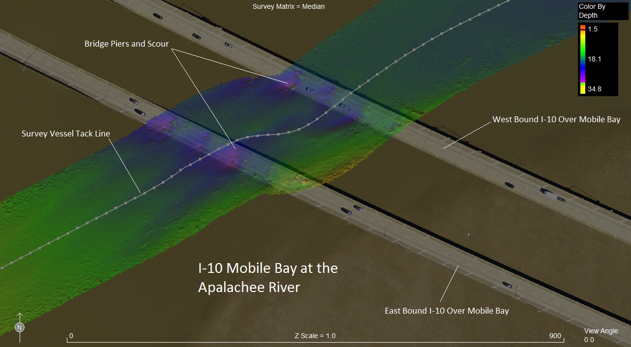 Mobile Bay I-10 Hydrographic Survey - ESP Associates, Inc. | Improving ...