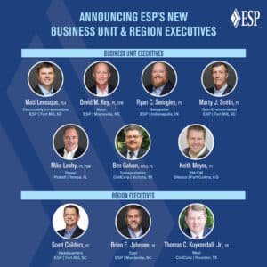ESP Announces New Business Unit & Region Executives - ESP Associates ...